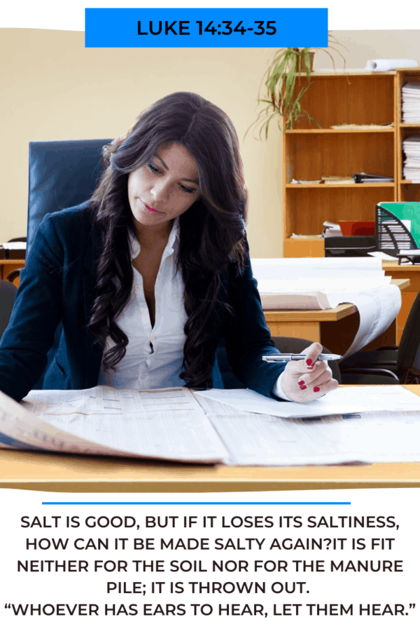 Be Salty Salt - Luke 14:34-35 - Follower Of One