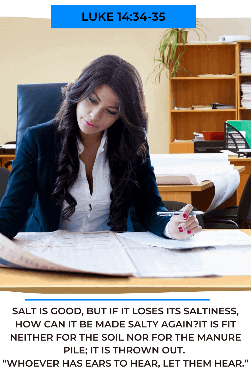 Be Salty Salt - Luke 14:34-35 - Follower Of One